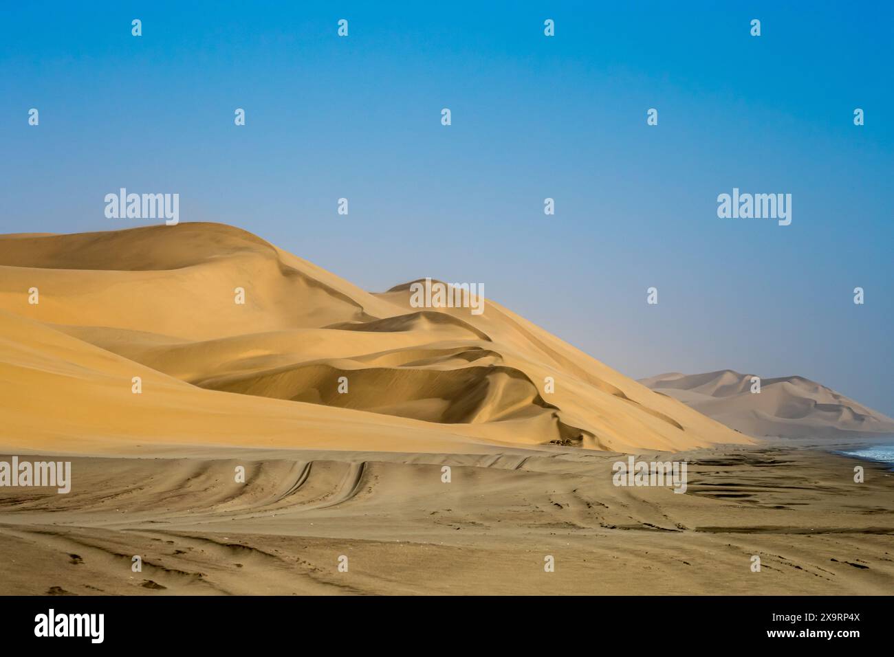 Namibia, Erongo Region, Walvis Bay, Sandwich Harbour, Sand dunes ...