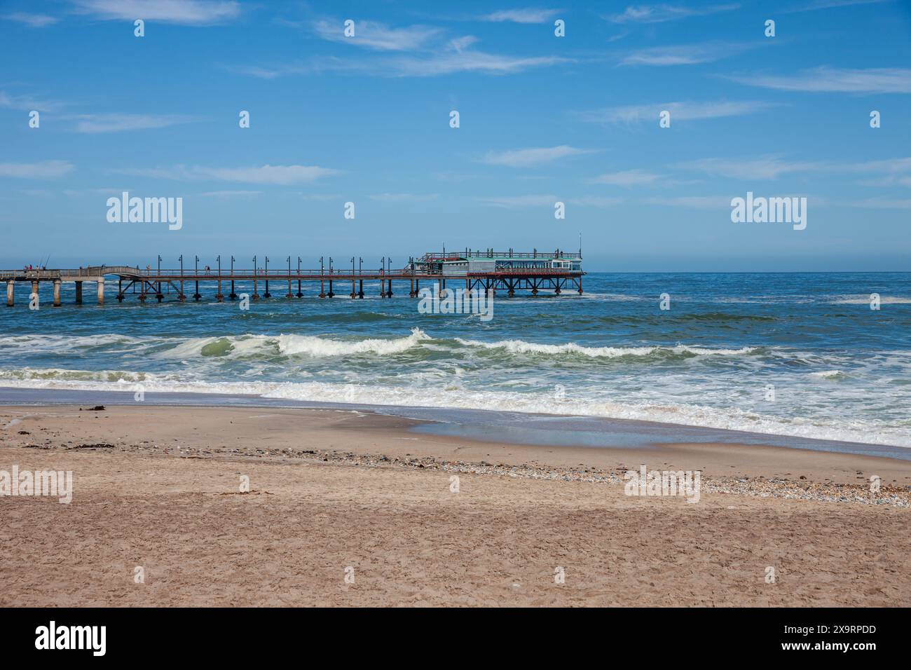 Namibia, Erongo Region, Swakopmund, The jetty bridge Stock Photo - Alamy