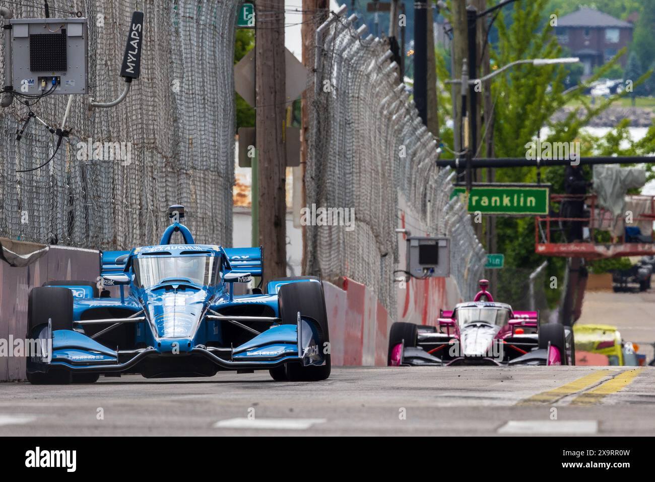 June 2nd, 2024: Team Penske driver Scott McLaughlin (3) drives during ...