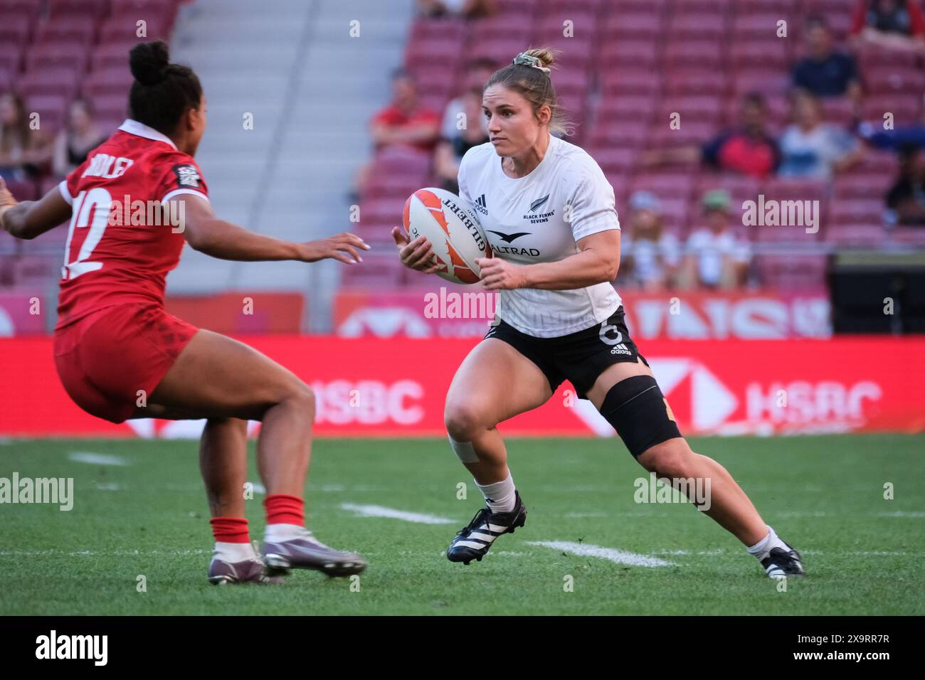 the HSBC Rugby SVNS Series match played between at Civitas ...