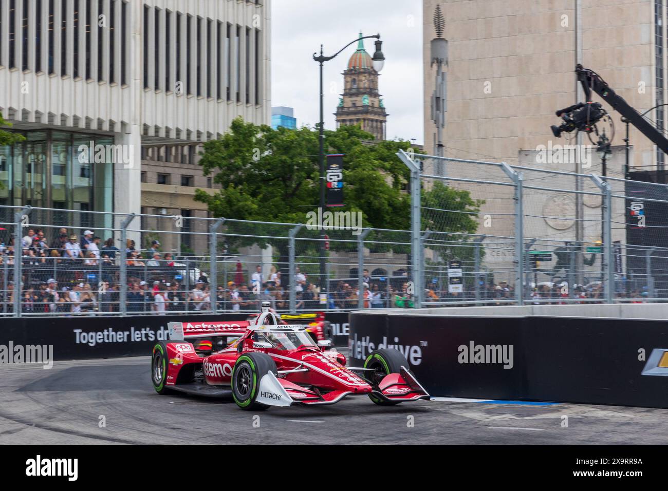 Detroit, Michigan, USA. June 2nd, 2024: Team Penske driver Josef ...