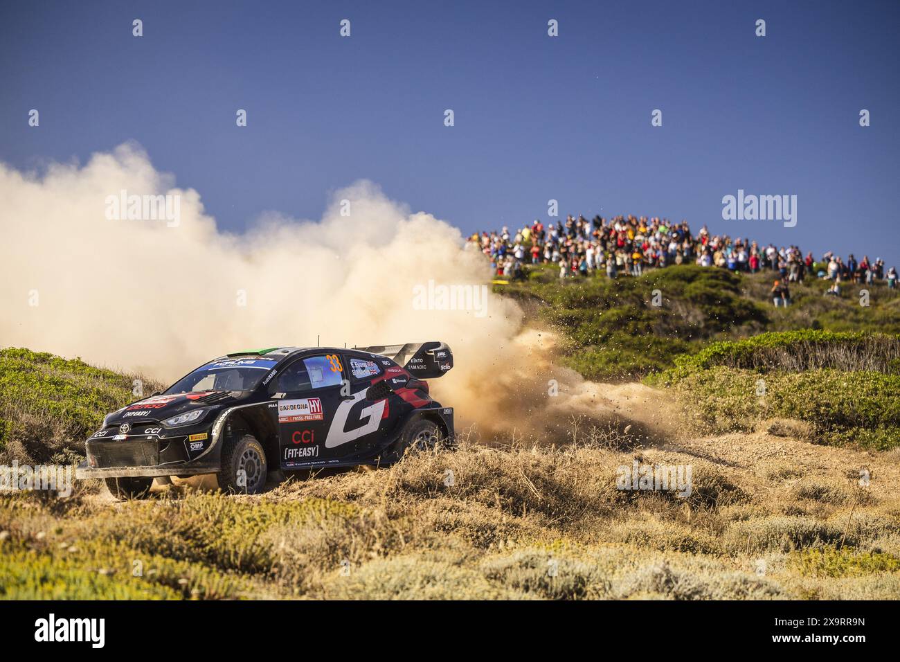 33 EVANS Elfyn, MARTIN Scott, Toyota GR Yaris Rally1, action during the ...