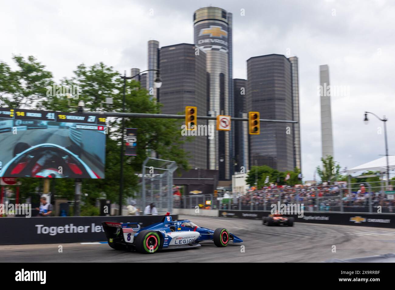 June 2nd, 2024: Chip Ganassi Racing driver Linus Lundqvist (8) drives ...