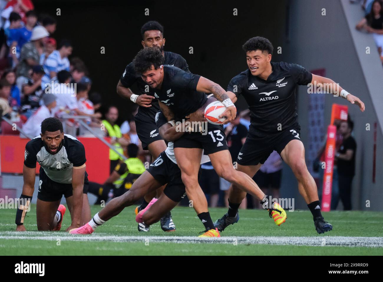 the HSBC Rugby SVNS Series match played between at Civitas ...