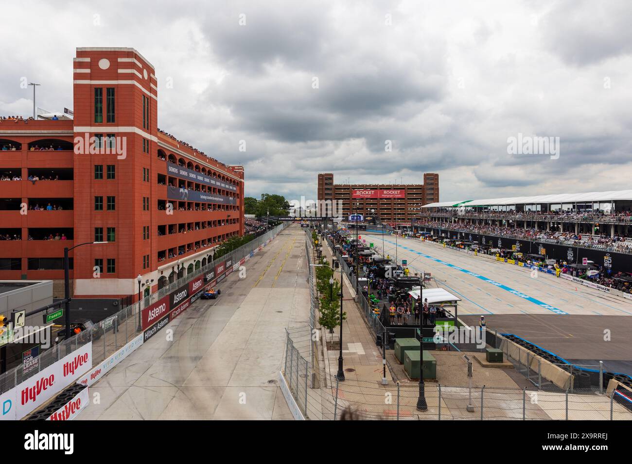 Detroit, Michigan, USA. June 2nd, 2024: Fans pack the arena in downtown ...