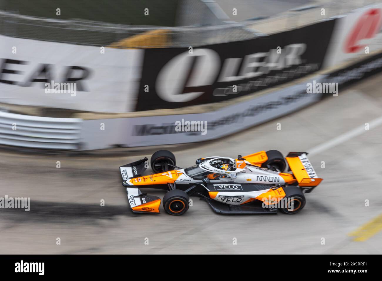 Detroit, Michigan, USA. June 2nd, 2024: Arrow McLaren driver Alexander ...