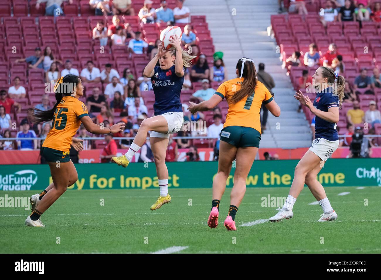 the HSBC Rugby SVNS Series match played between at Civitas ...