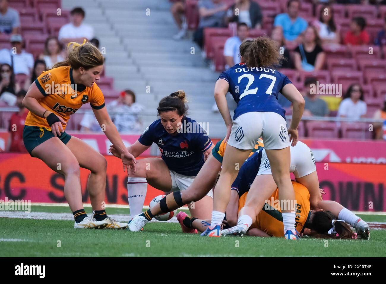 the HSBC Rugby SVNS Series match played between at Civitas ...