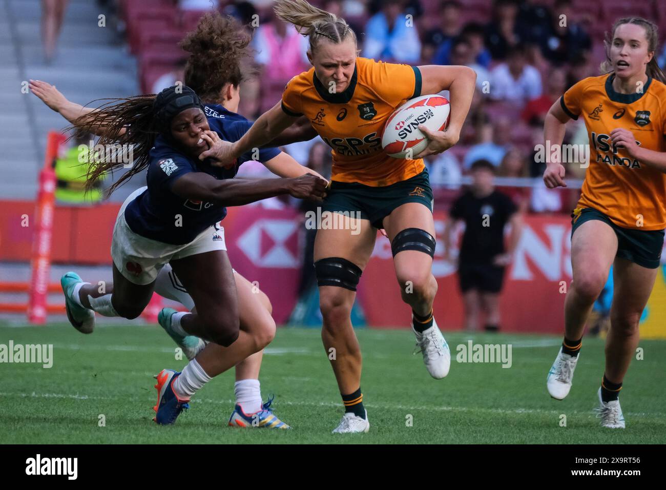 the HSBC Rugby SVNS Series match played between at Civitas ...