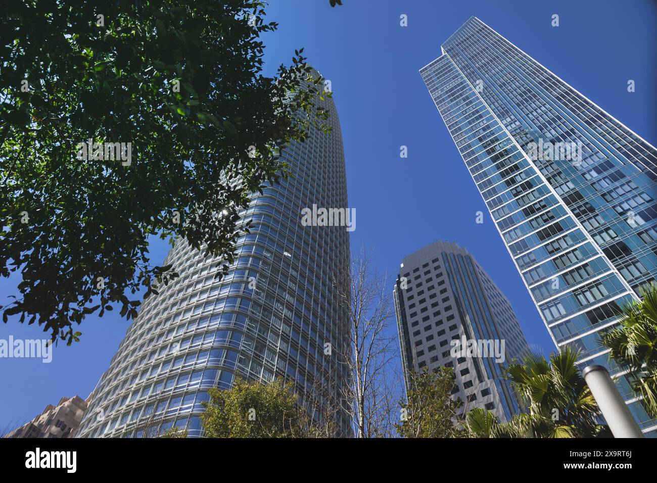 San Francisco, CA, USA. March 16, 2024 : Salesforce Park, rooftop 5.4 ...