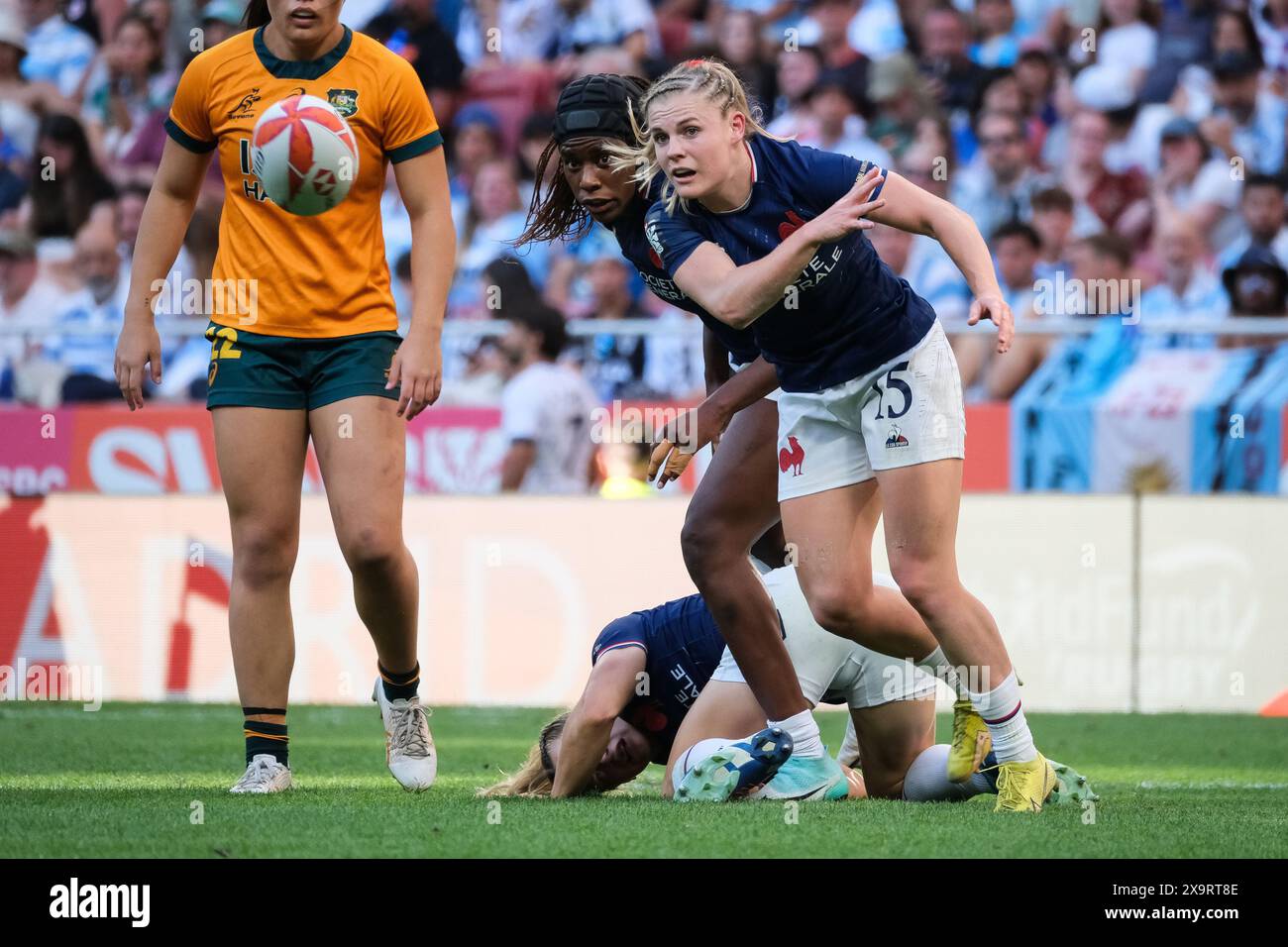 the HSBC Rugby SVNS Series match played between at Civitas ...