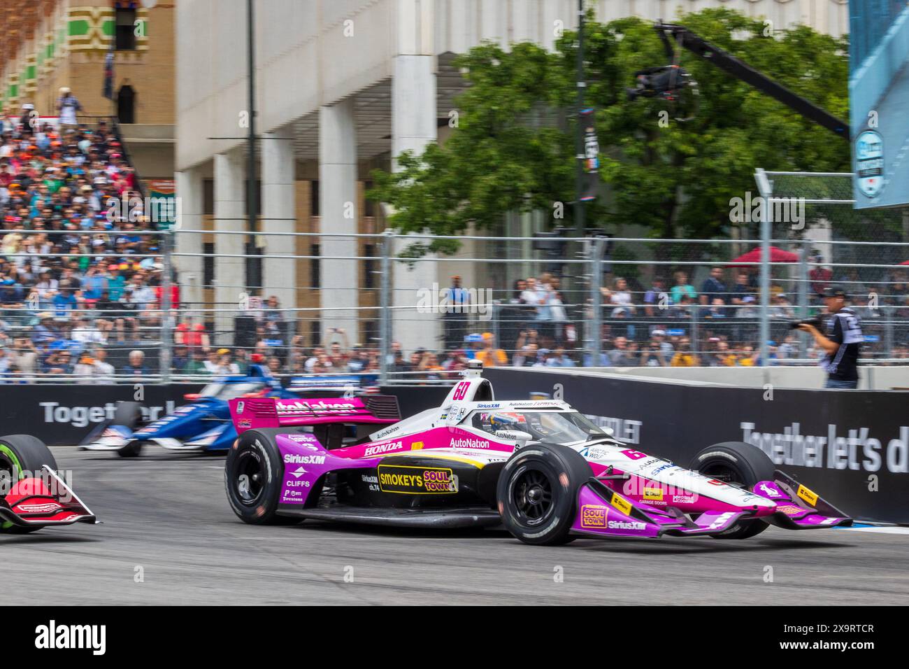 Detroit, Michigan, USA. June 2nd, 2024: Meyer Shank Racing driver Felix ...