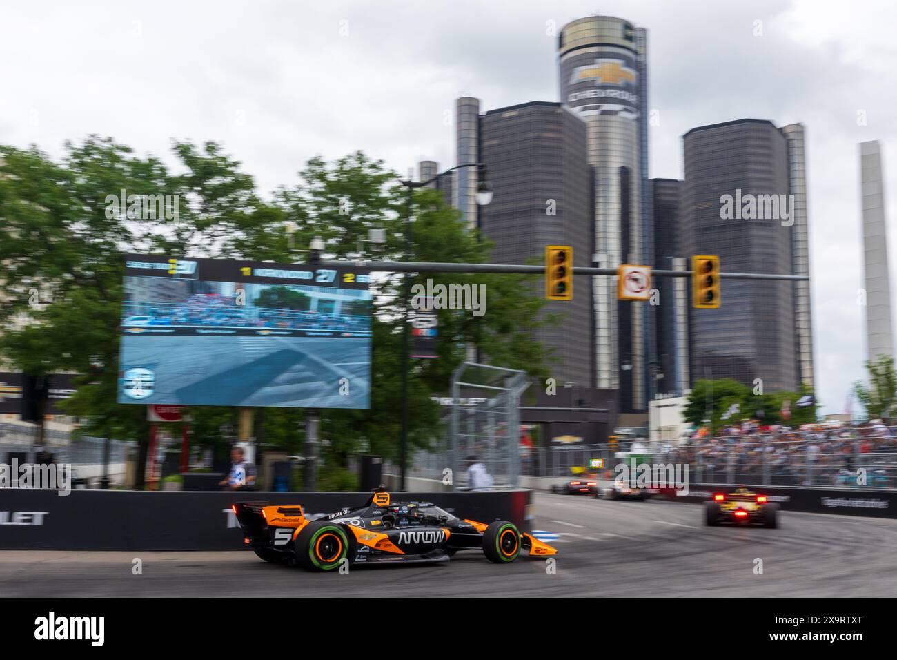 Detroit, Michigan, USA. June 2nd, 2024: Arrow McLaren driver Pato O ...