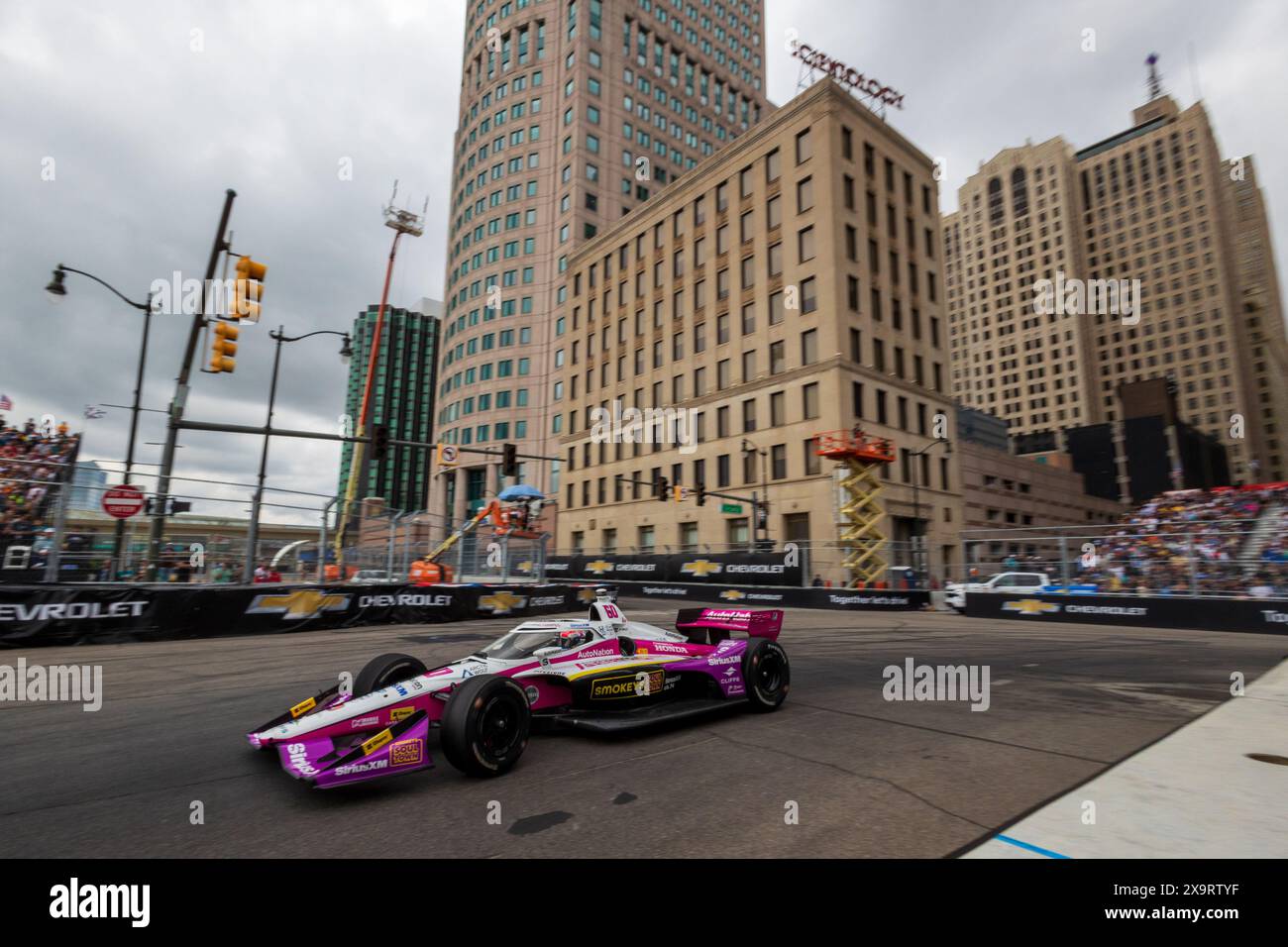 Detroit, Michigan, USA. June 2nd, 2024: Meyer Shank Racing driver Felix ...