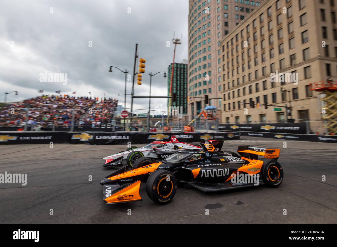 Detroit, Michigan, USA. June 2nd, 2024: Arrow McLaren driver Pato O ...