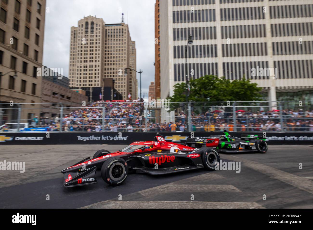Detroit, Michigan, USA. June 2nd, 2024: Rahal Letterman Lanigan Racing ...