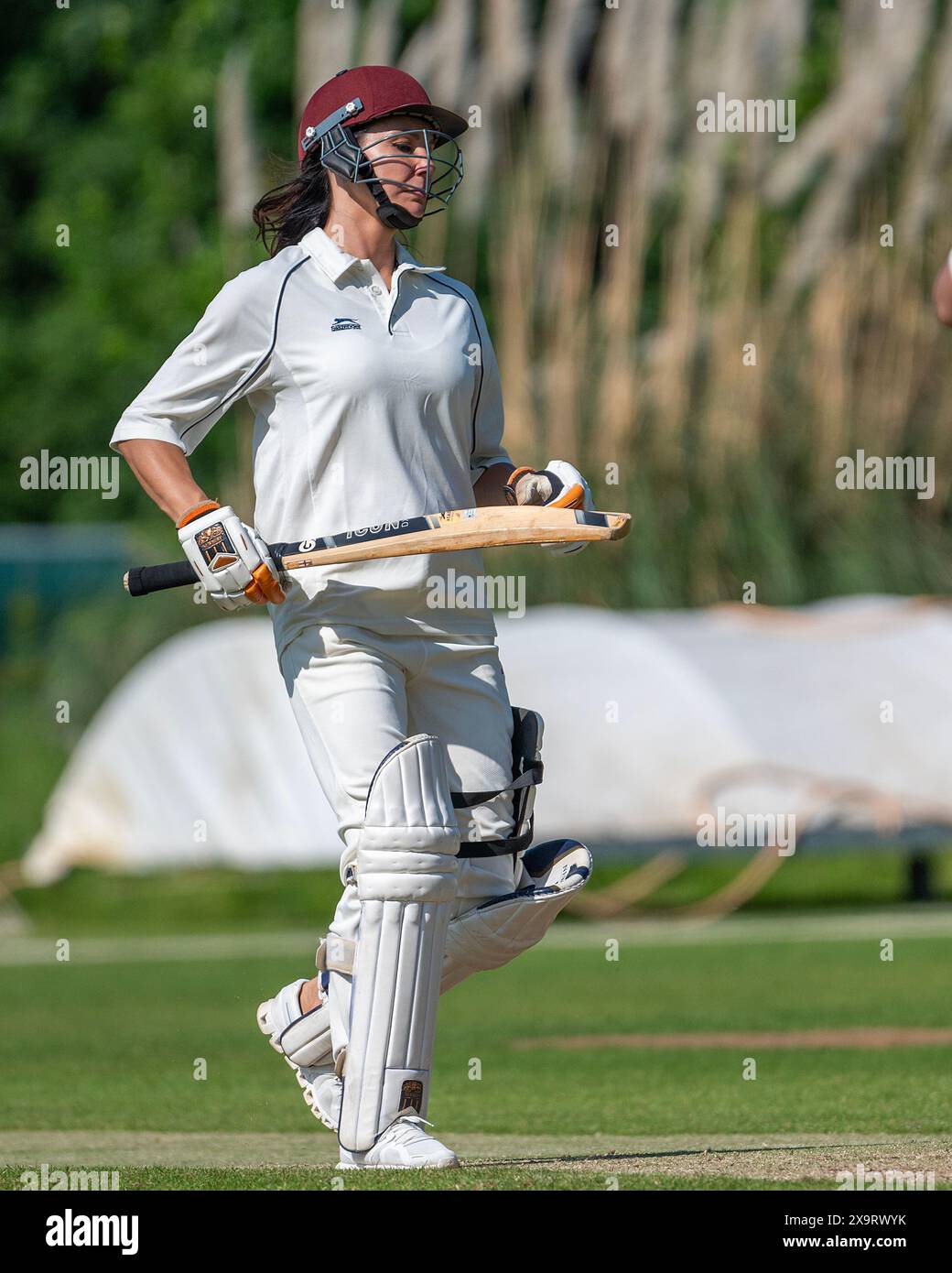 London, UK 2nd Jun 2024. Streatham and Marlborough Cricket Club hold an ...