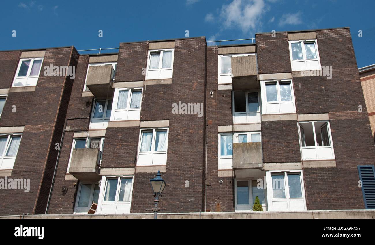 Social Housing; Bow; Tower Hamlets; East London; London, UK Stock Photo ...