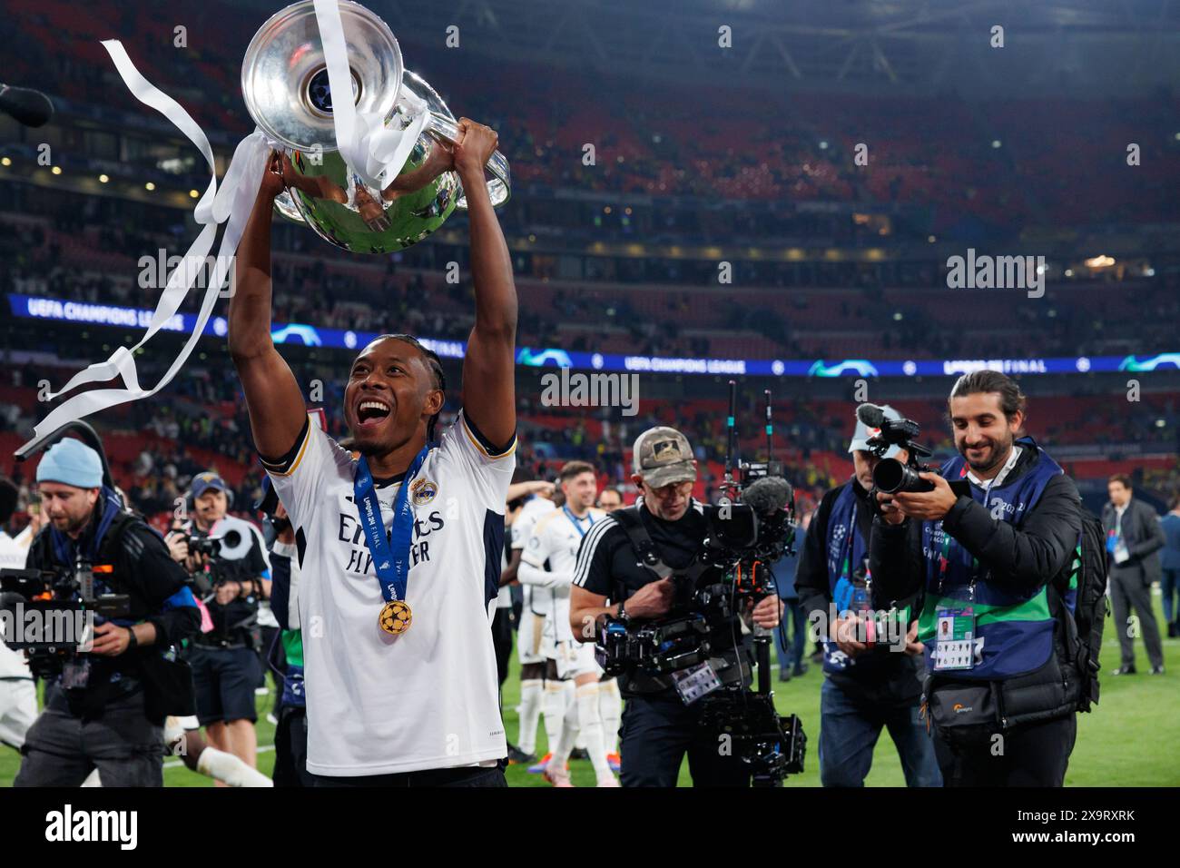 David Alaba during Champions League 2024 final game between Borussia ...