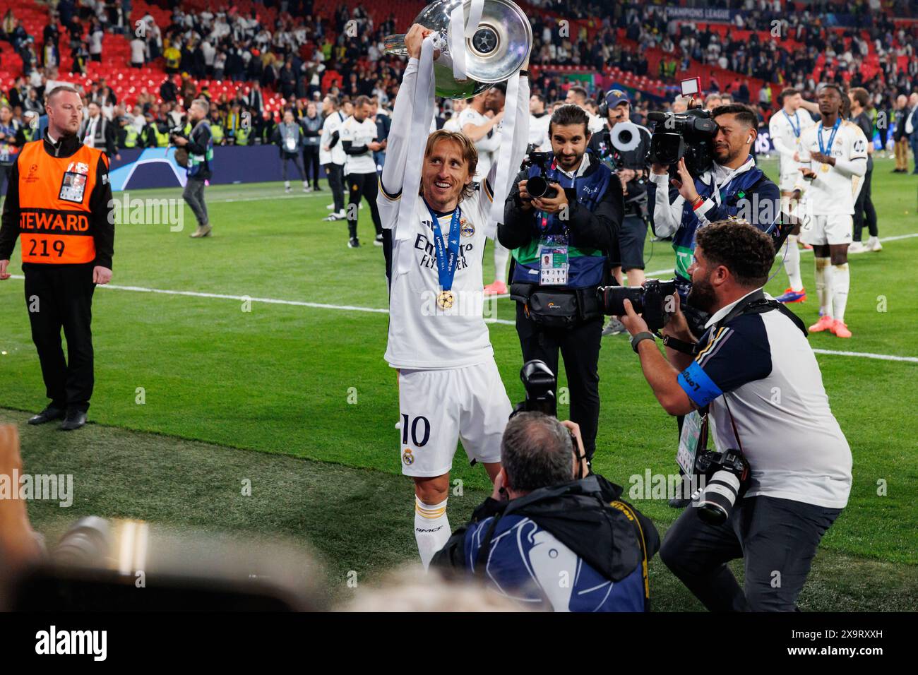 Luka Modric during Champions League 2024 final game between Borussia ...