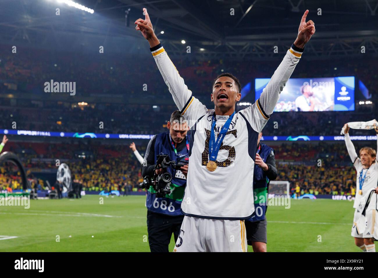 Jude Bellingham during Champions League 2024 final game between ...