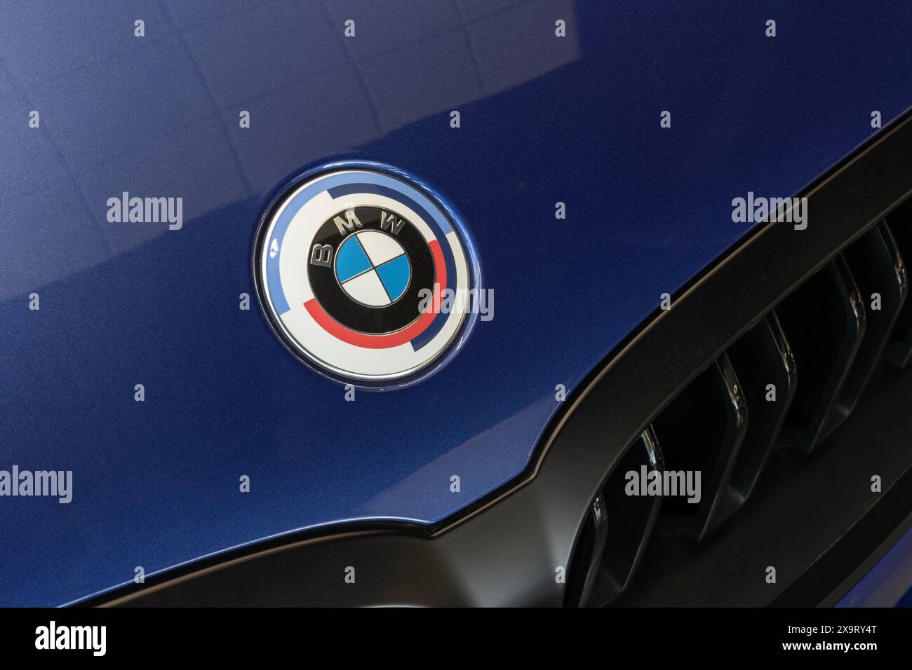 Indianapolis - May 30, 2024: BMW M 50 Year Anniversary Heritage Roundel ...