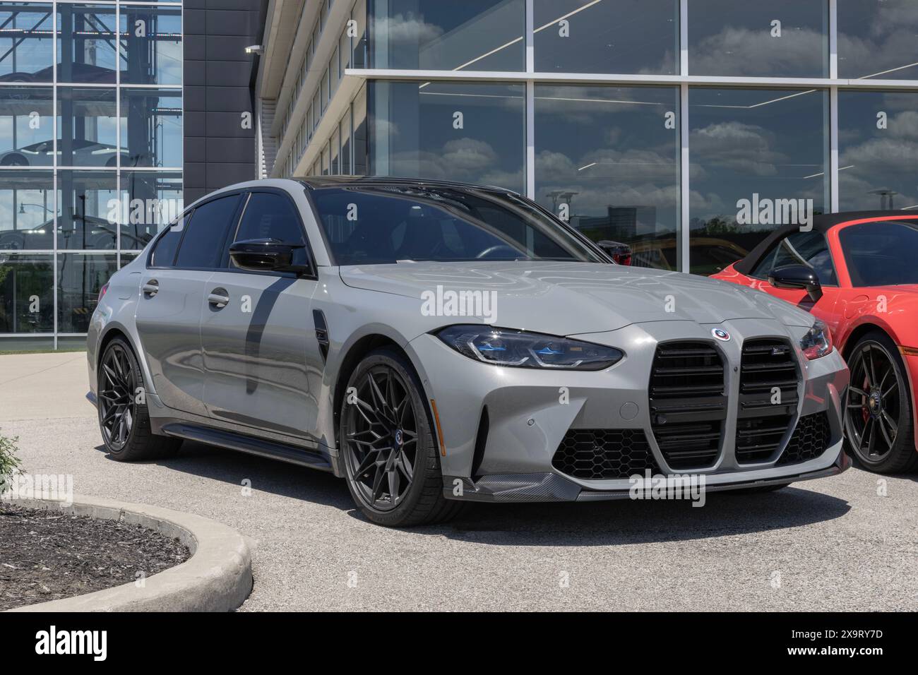 Indianapolis - May 30, 2024: BMW M3 Competition display at a dealership ...