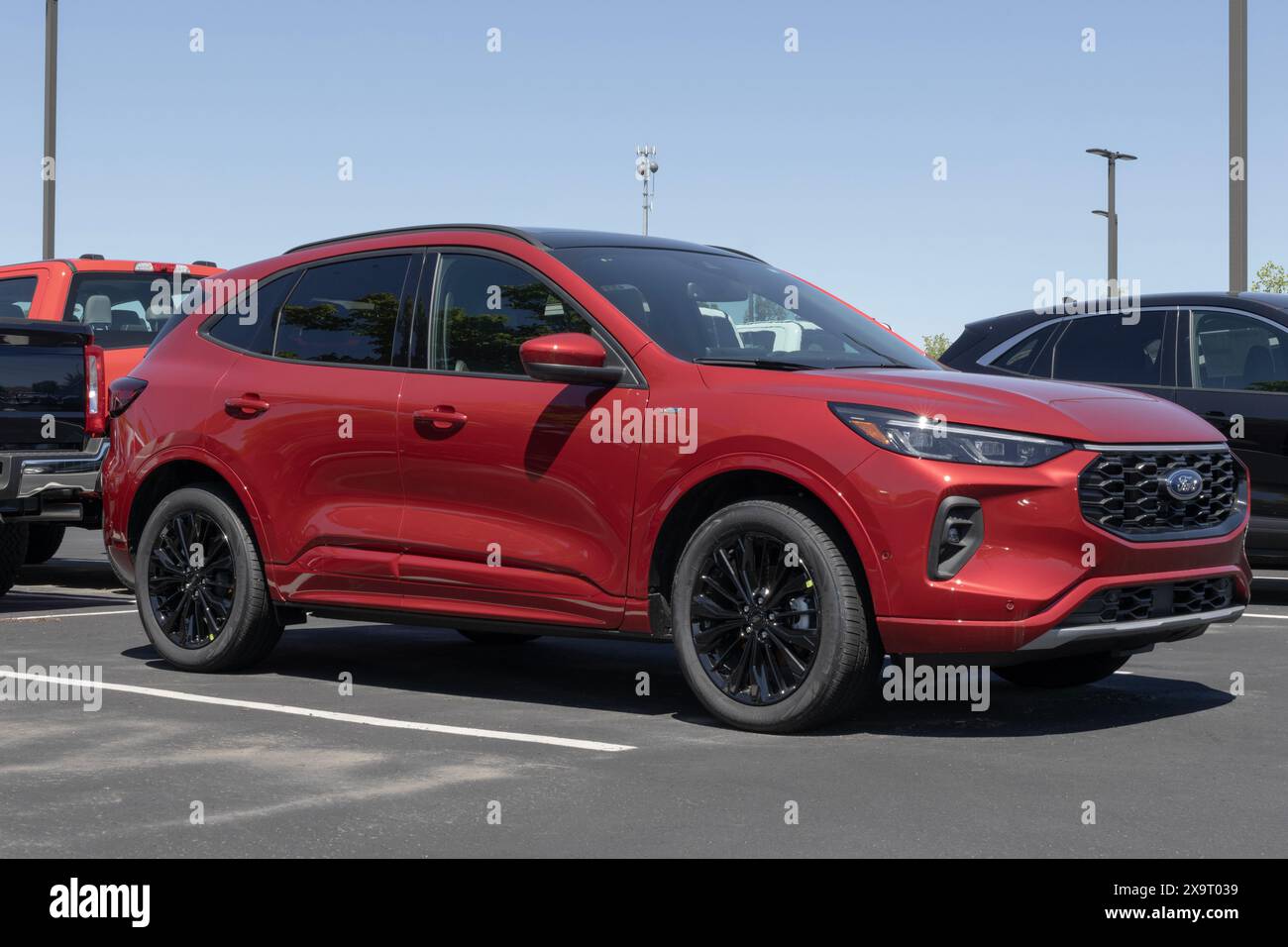 Zionsville - May 30, 2024: Ford Escape AWD ST-Line Elite display. Ford ...