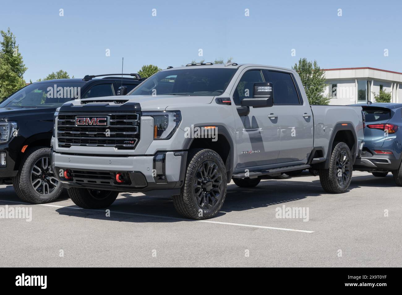 Carmel - May 30, 2024: GMC Sierra 2500 HD AT4 display. GMC Offers the ...