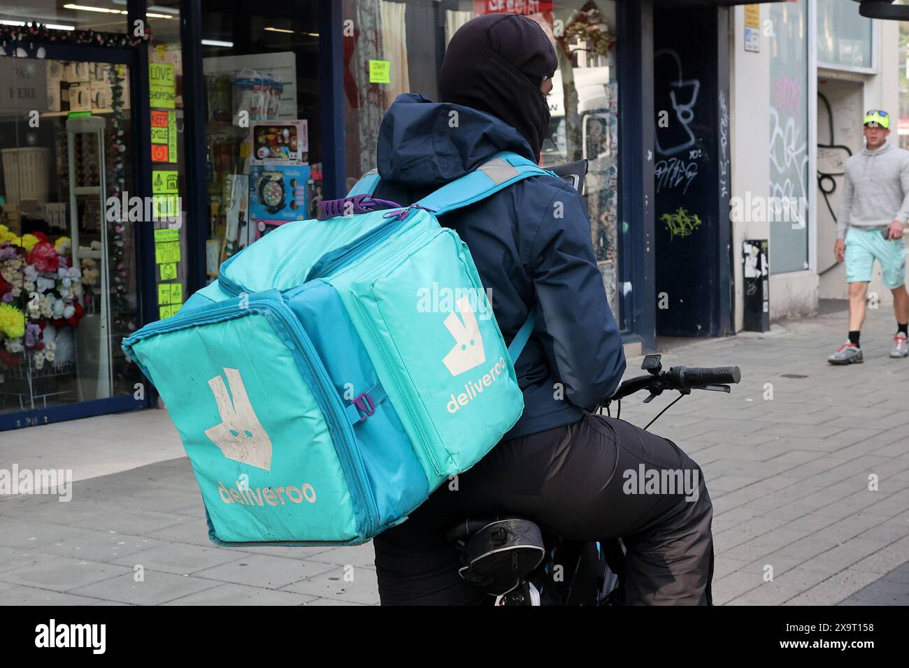 Deliveroo delivery courier hi-res stock photography and images - Alamy
