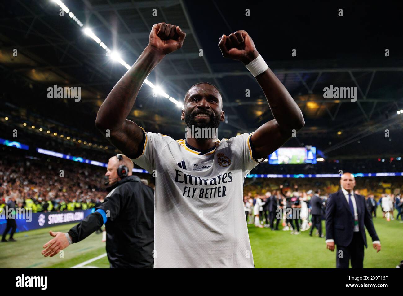 Antonio Rudiger during Champions League 2024 final game between ...