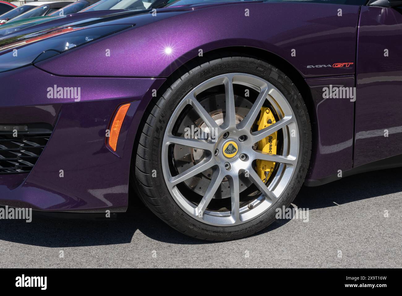 Indianapolis - May 30, 2024: Lotus Evora GT display at a dealership ...