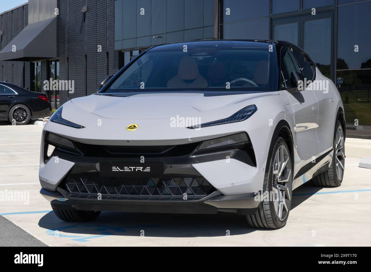 Indianapolis - May 30, 2024: Lotus Eletre display at a dealership ...