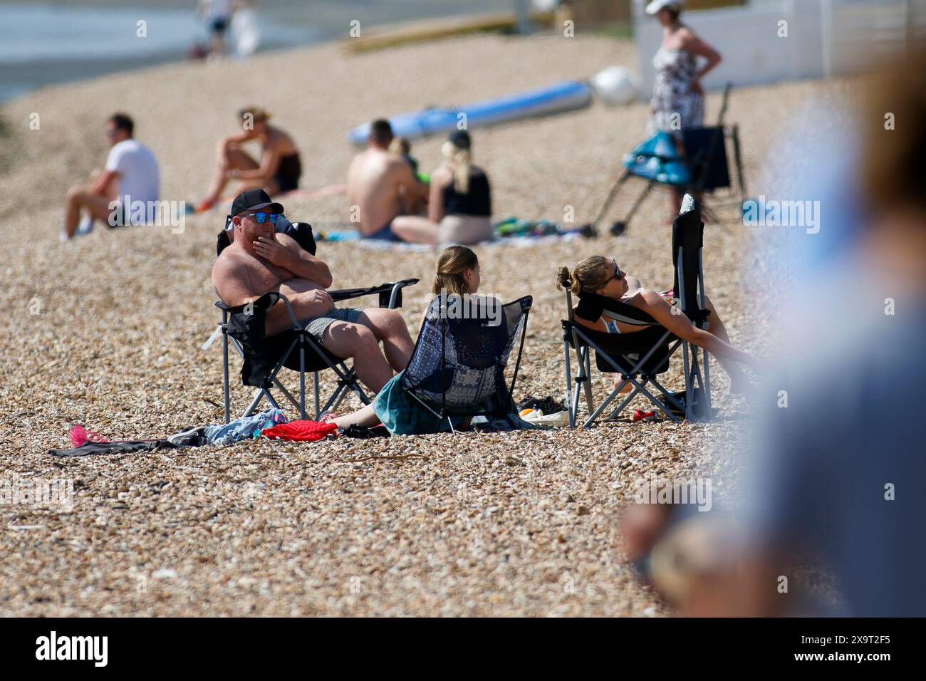 Meon Beach, Titchfield Nature Reserve, Stubbington. 02nd June 2024. A ...