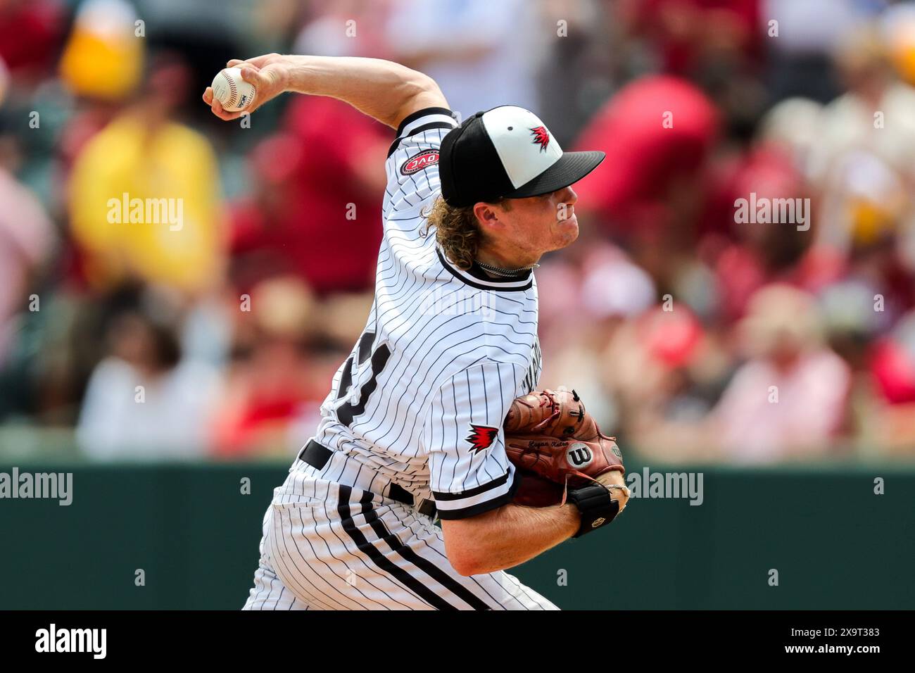 June 2, 2024: Southeast Missouri State pitcher Logan Karen #21 prepares ...