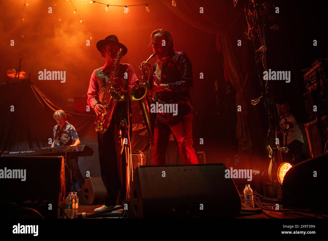 British Band, Jim Jones All Stars, performing at the Uber Eats Music ...