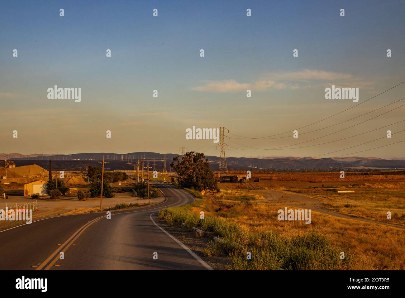 The burn scar in the aftermath of the Corral Fire in Tracy California ...
