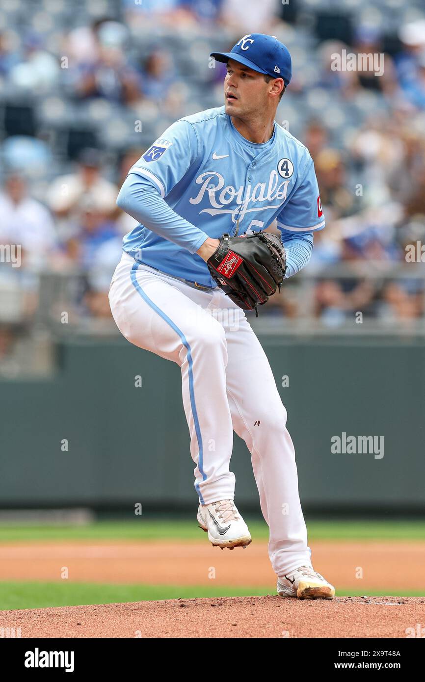 June 2, 2024: Kansas City Royals starting pitcher Cole Ragans (55 ...
