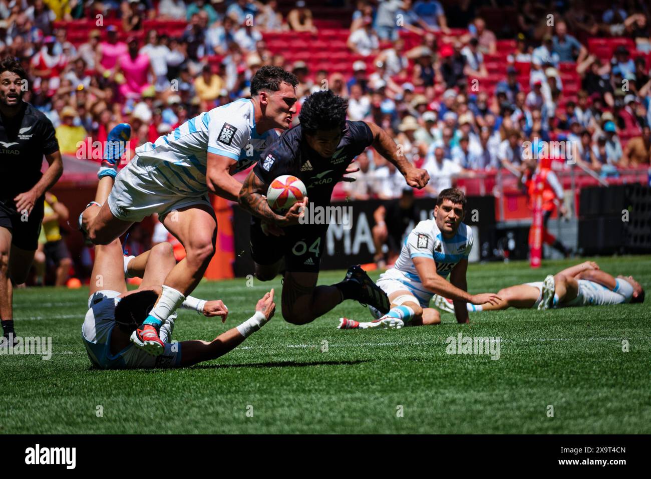 Madrid, Spain. 02th June, 2024. Finals of the Rugby Sevens Championship ...