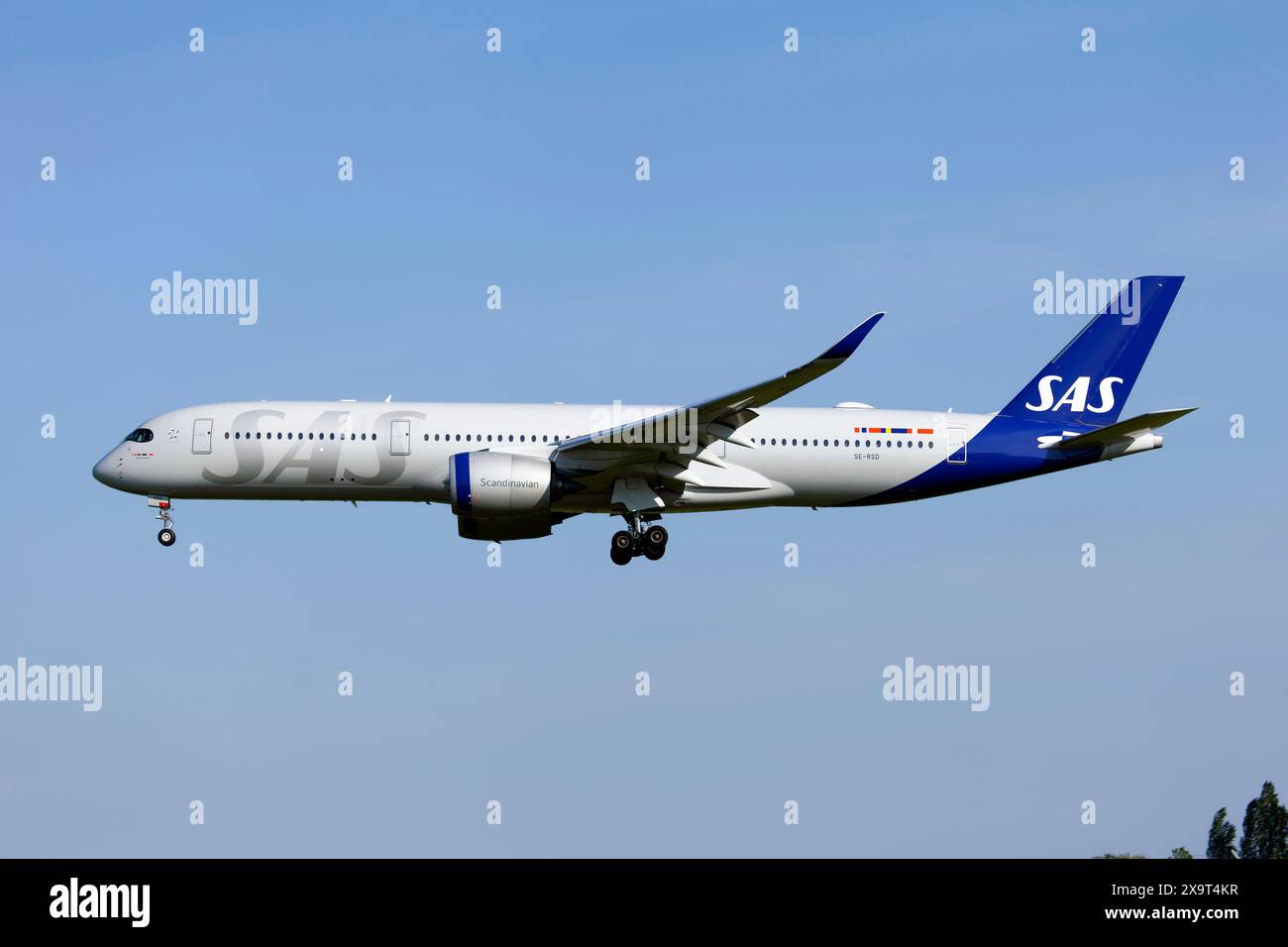Copenhagen, Denmark. 21st May, 2024. A Scandinavian Airlines (SAS ...