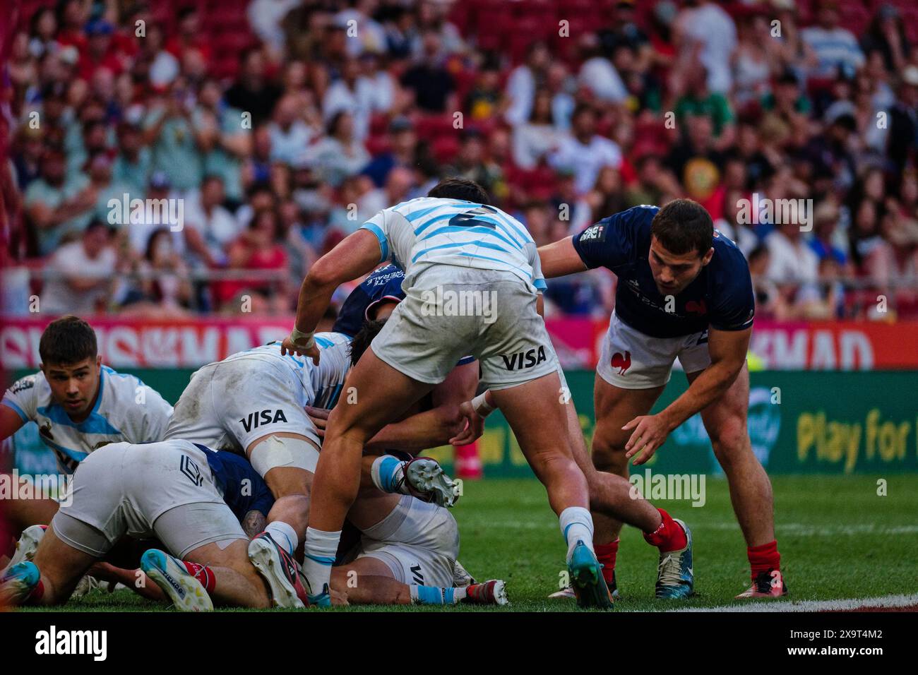 Madrid, Spain. 02th June, 2024. Finals of the Rugby Sevens Championship ...