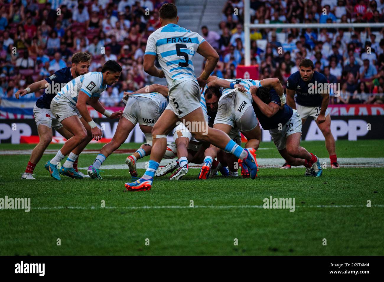 Madrid, Spain. 02th June, 2024. Finals of the Rugby Sevens Championship ...