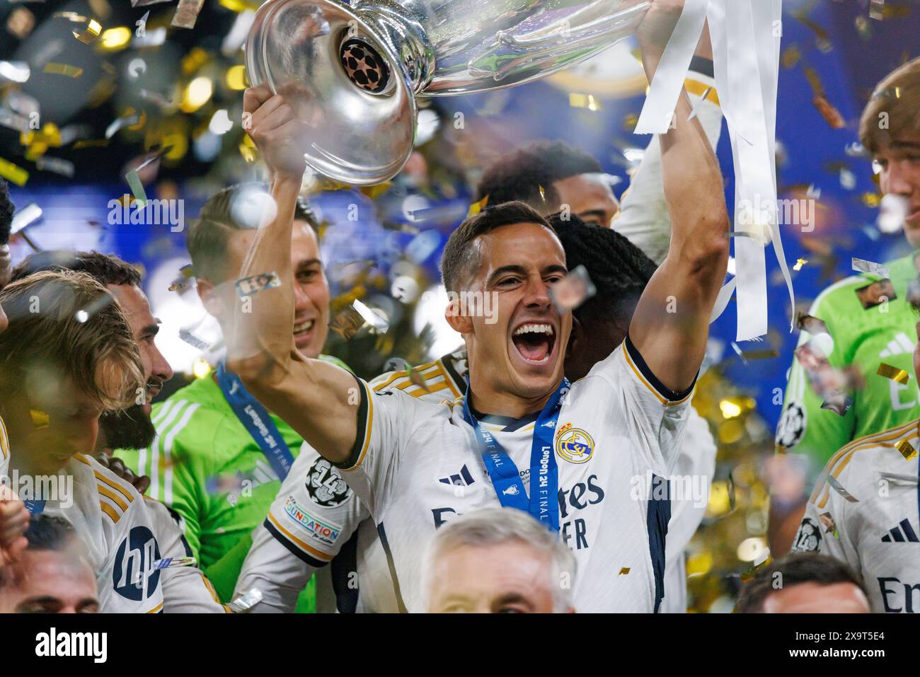 Lucas Vazquez during Champions League 2024 final game between Borussia ...