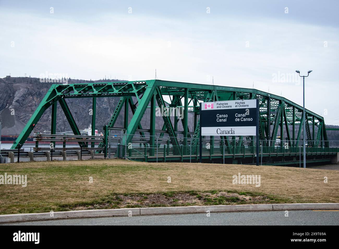 Canso Causeway in Port Hastings, Nova Scotia, Canada Stock Photo - Alamy