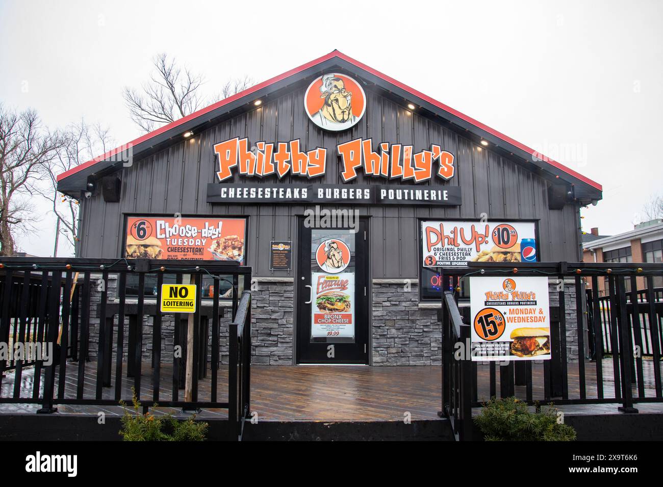 Philthy Philly's restaurant in downtown Sydney, Nova Scotia, Canada ...