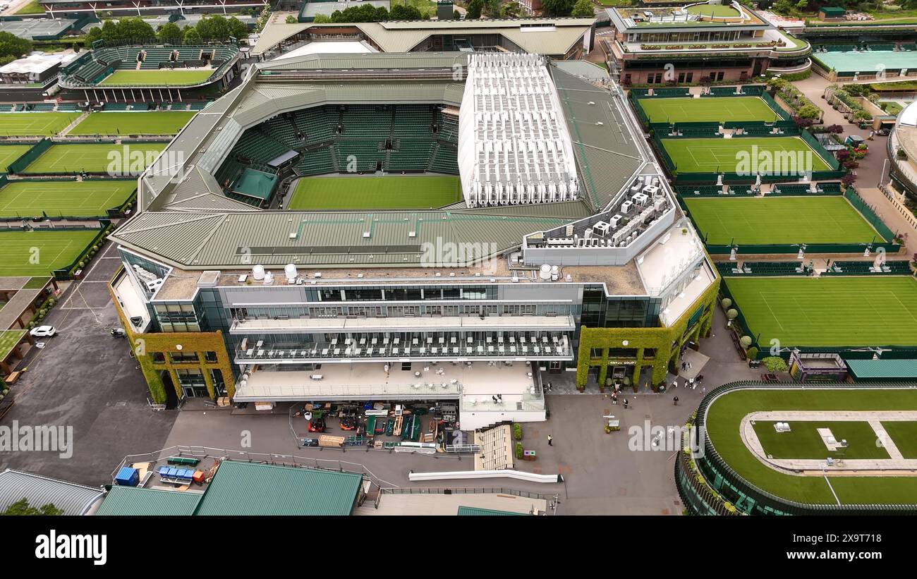Wimbledon Centre Court - Flight over the famous Tennis grounds - LONDON ...