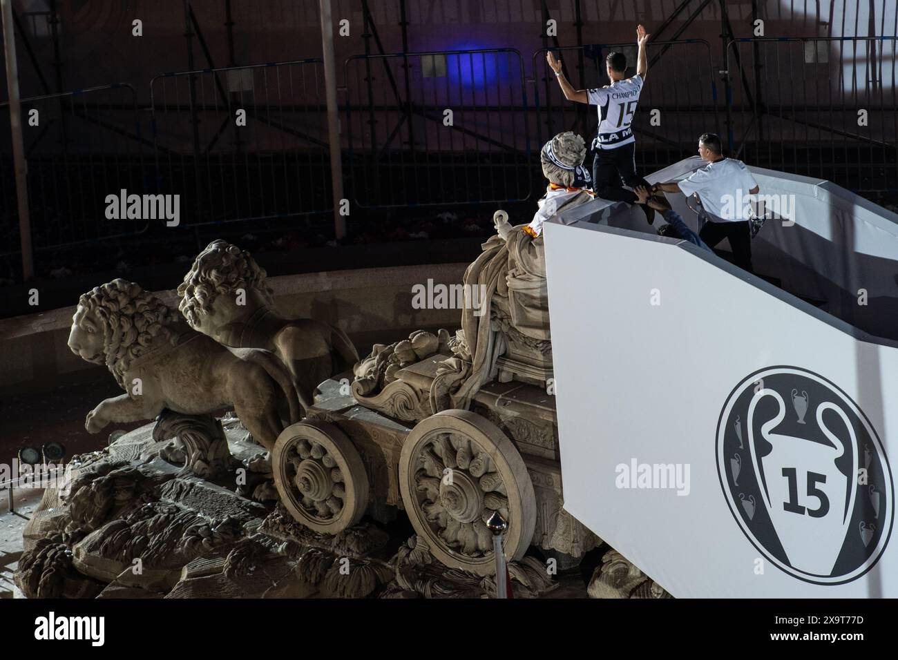Madrid, Spain. 02nd June, 2024. Real Madrid players Nacho Fernandez ...
