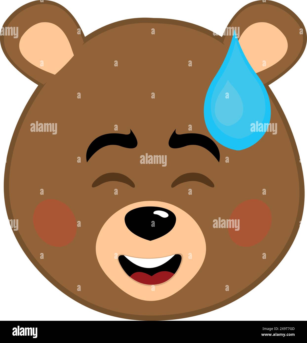 The moment of the bear Stock Vector Images - Alamy