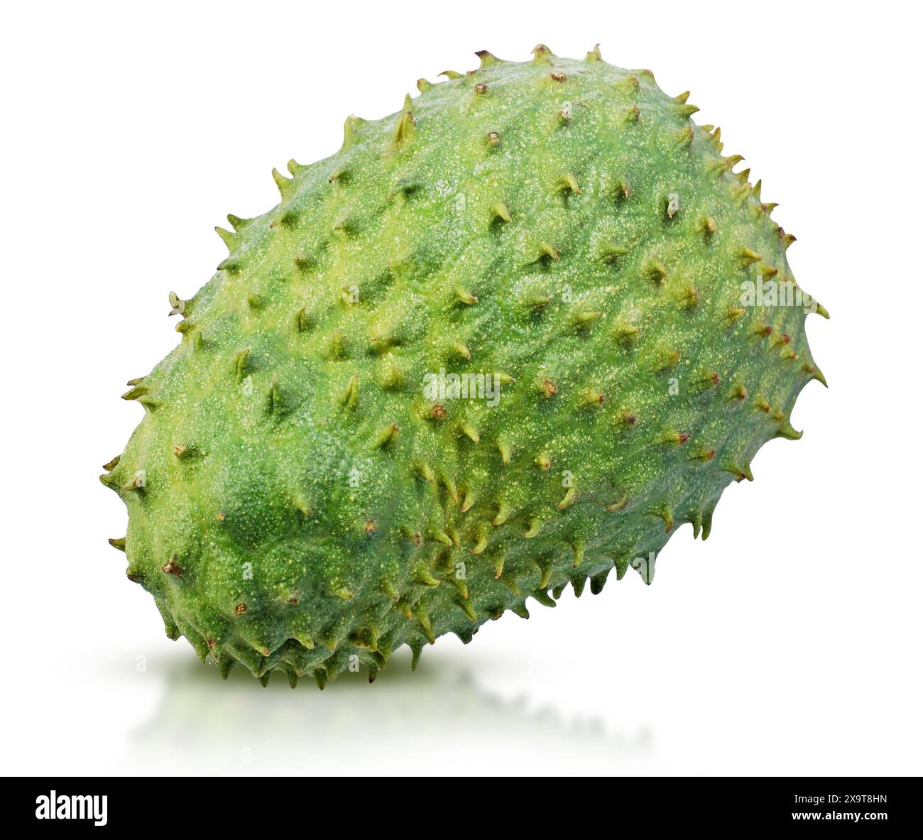 soursop fruits isolated on white background Stock Photo - Alamy