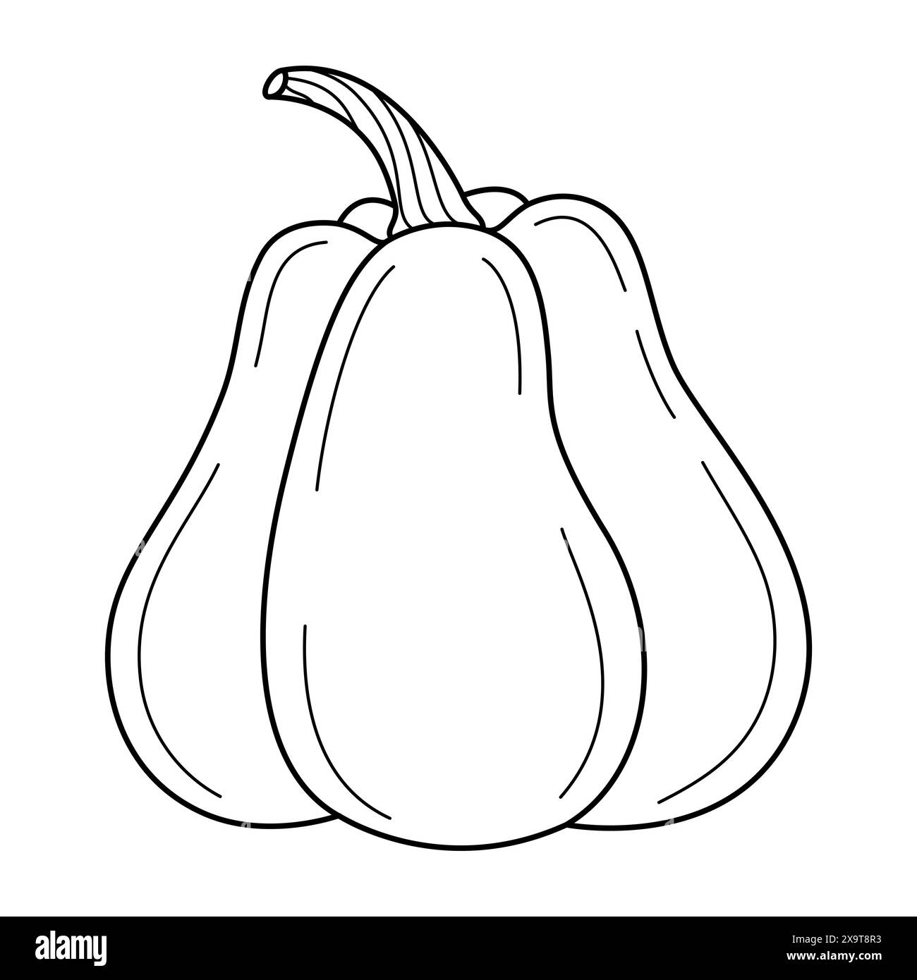 Butternut Squash Coloring Page Squash Coloring Pages Best Coloring